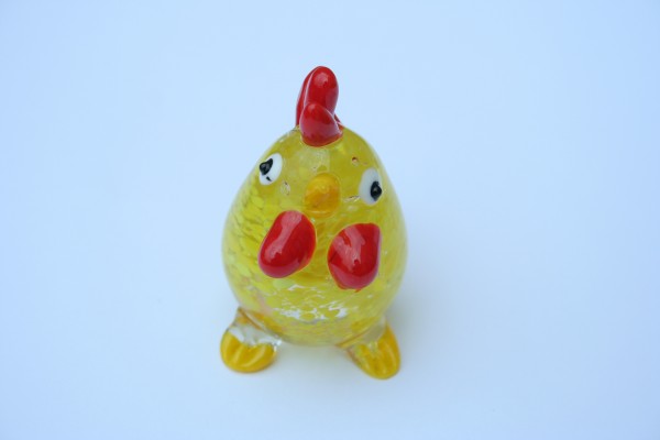 Glass Chicken Yellow Body